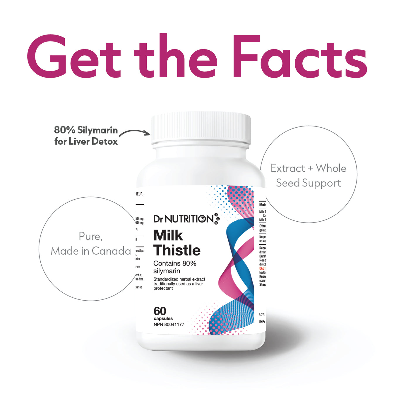 Milk Thistle 500mg 60 Capsules – Dr Nutrition 360