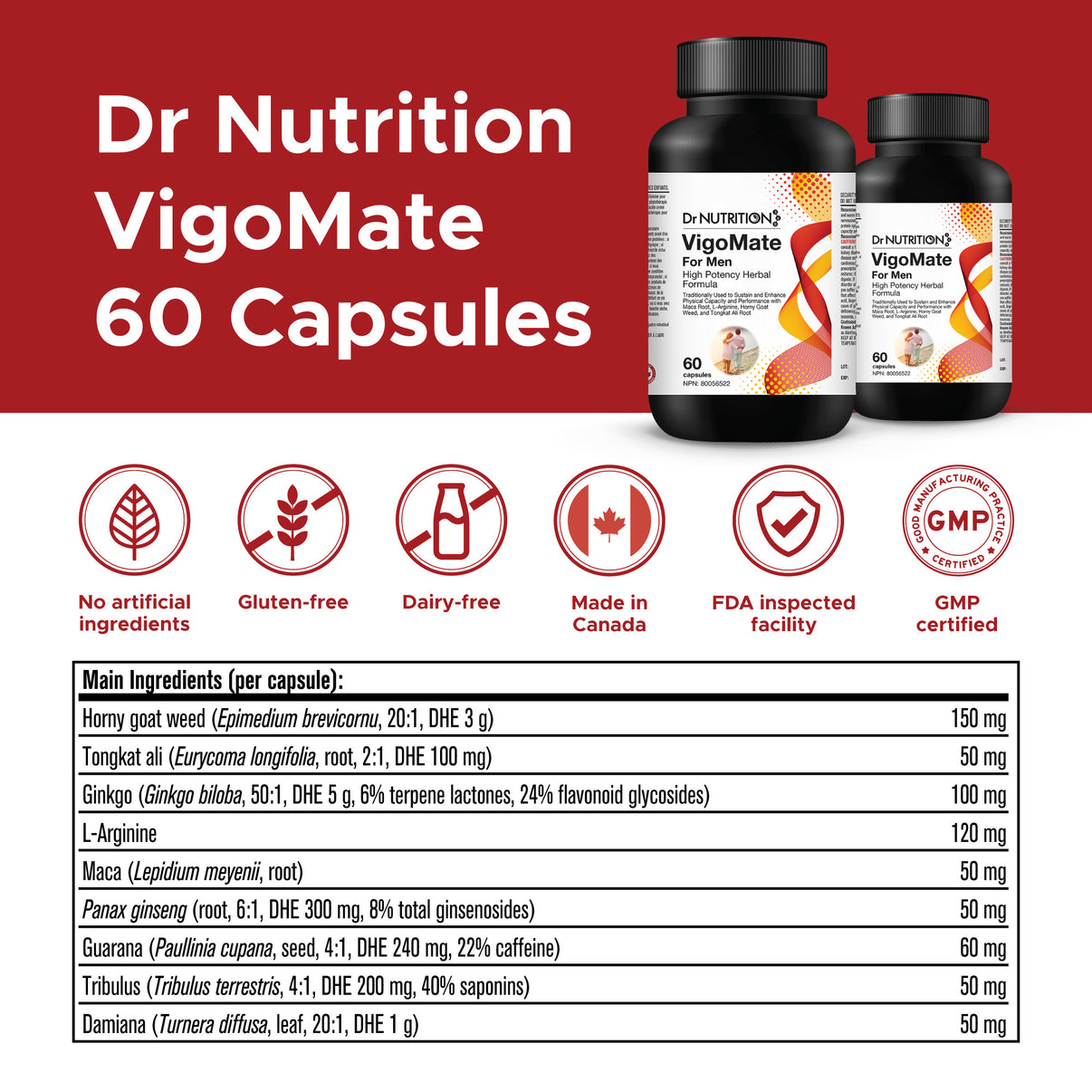 VigoMate 60 Capsules – Dr Nutrition 360